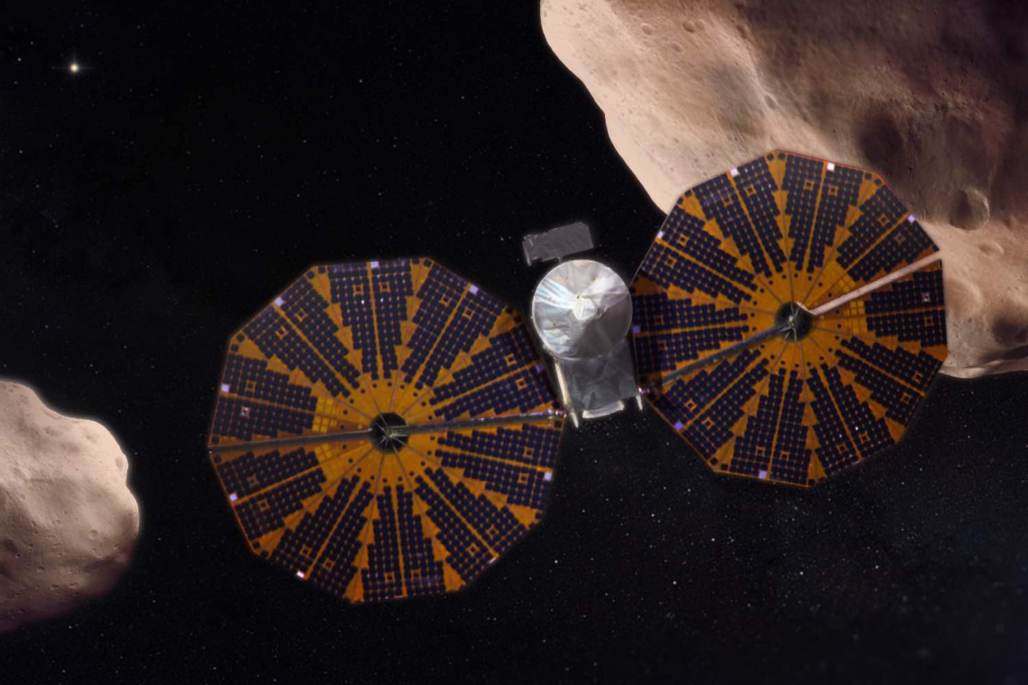 NASA’s Lucy Spacecraft Zeros in On Mysterious Trojan Asteroid Swarms ...